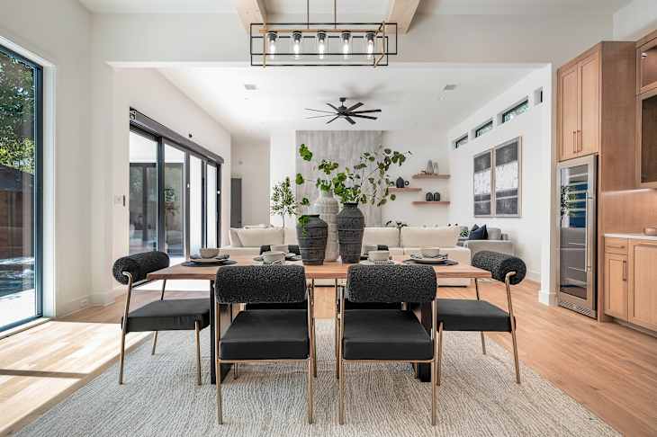 See A Stager Transform A Massive Open Concept Space | Apartment Therapy