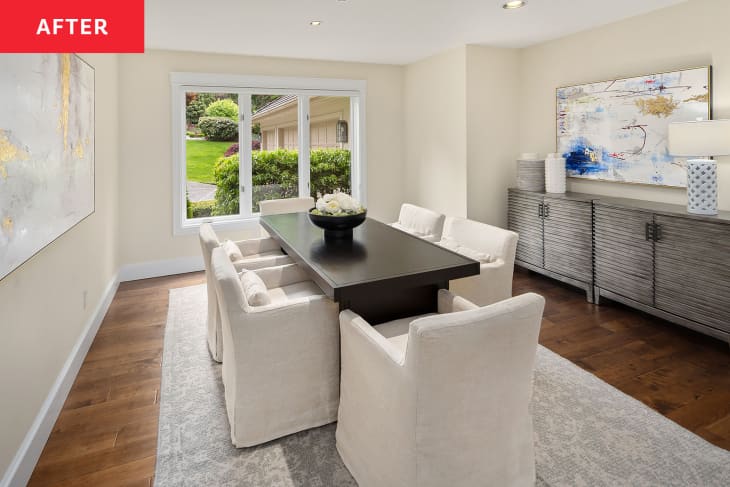 See How a Home Stager Turned a Stuffy Dining Room into a Comfy ...