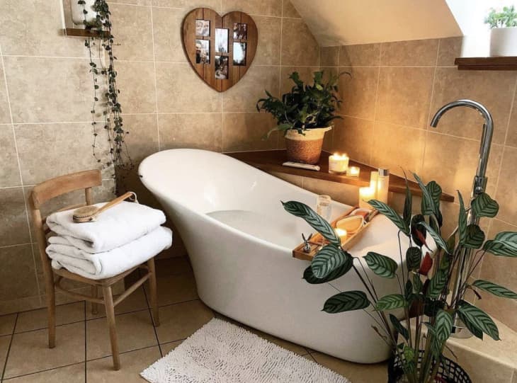 How to Style a Chair in a Bathroom | Apartment Therapy
