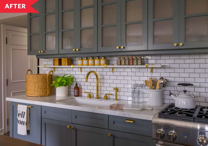 This Colorful Boston Kitchen Revamp is Filled with Clever Storage Nooks ...