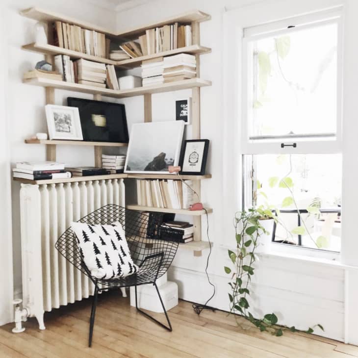 How to Fit a Bookcase into a Small Living Room | Apartment Therapy
