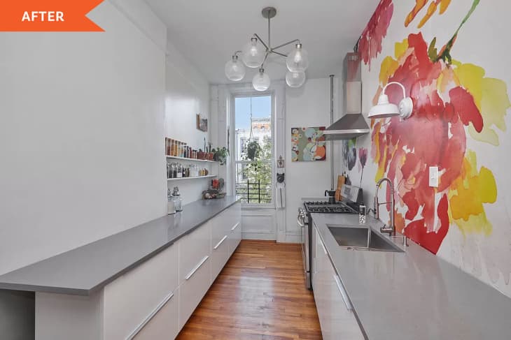 Narrow Kitchen Renovation - Before and After Photos | Apartment Therapy