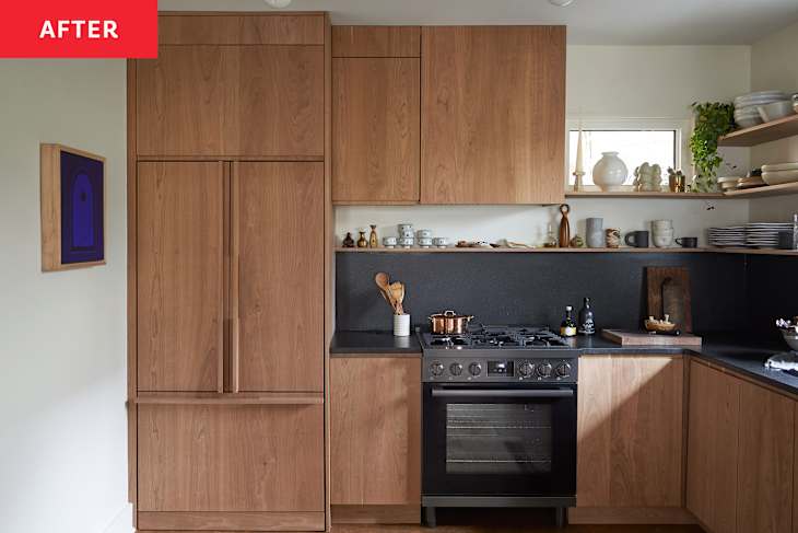 An IKEA Hack Turns a Dated Kitchen into a Stunning Space | Apartment ...