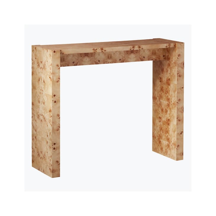 CB2’s Burl Console Table Doubles as My Apartment “Entryway” | Apartment ...
