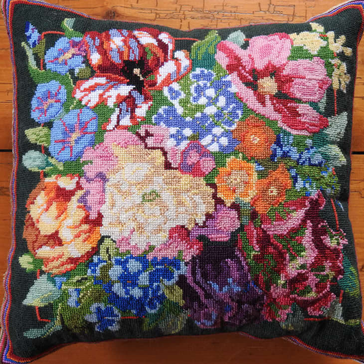 6 Needlepoint Decor Pieces to Cozy up Your Living Room | Apartment Therapy