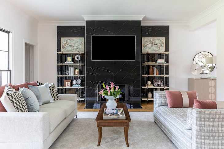 28 Gorgeous TV Wall Design Ideas Featured in Real Homes | Apartment Therapy