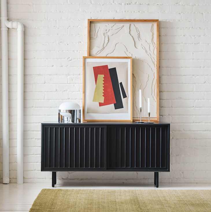 West Elm’s Slatted Media Console, the Best for Small Spaces | Apartment ...
