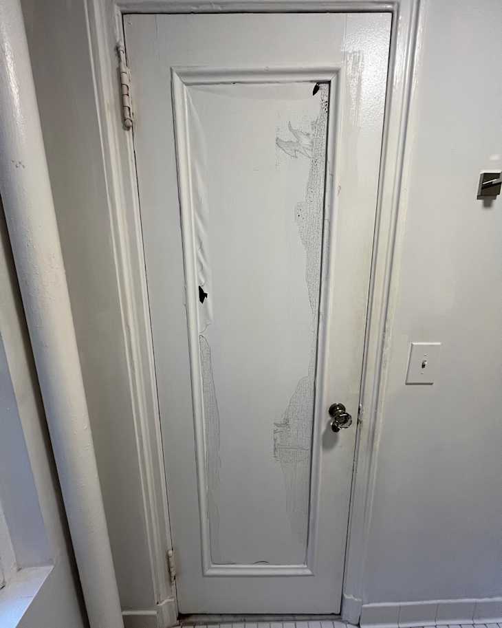 Before & After: An Old Bathroom Door Turns Into a Stunning Design ...