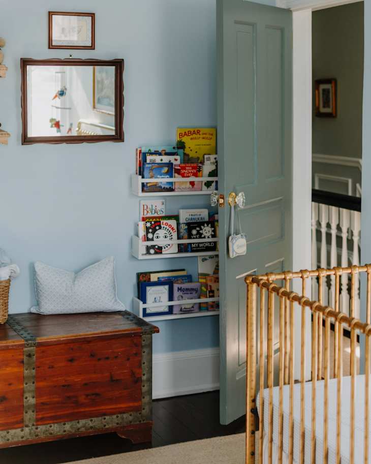 This Forgotten Room Is Now a Calm, Blue Nursery | Apartment Therapy