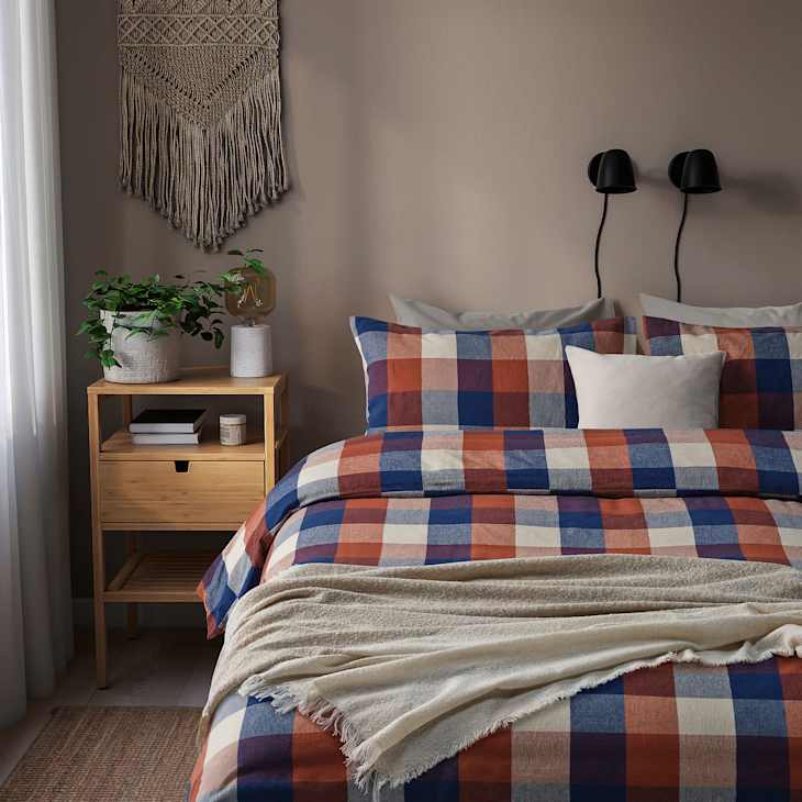 IKEA Just Launched Chic Plaid Bedding for Spring: Duvets and More ...