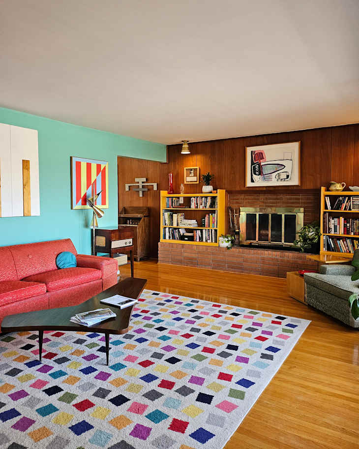 A Living Room Is Transformed With a Calm, Neutral Paint Hue | Apartment ...