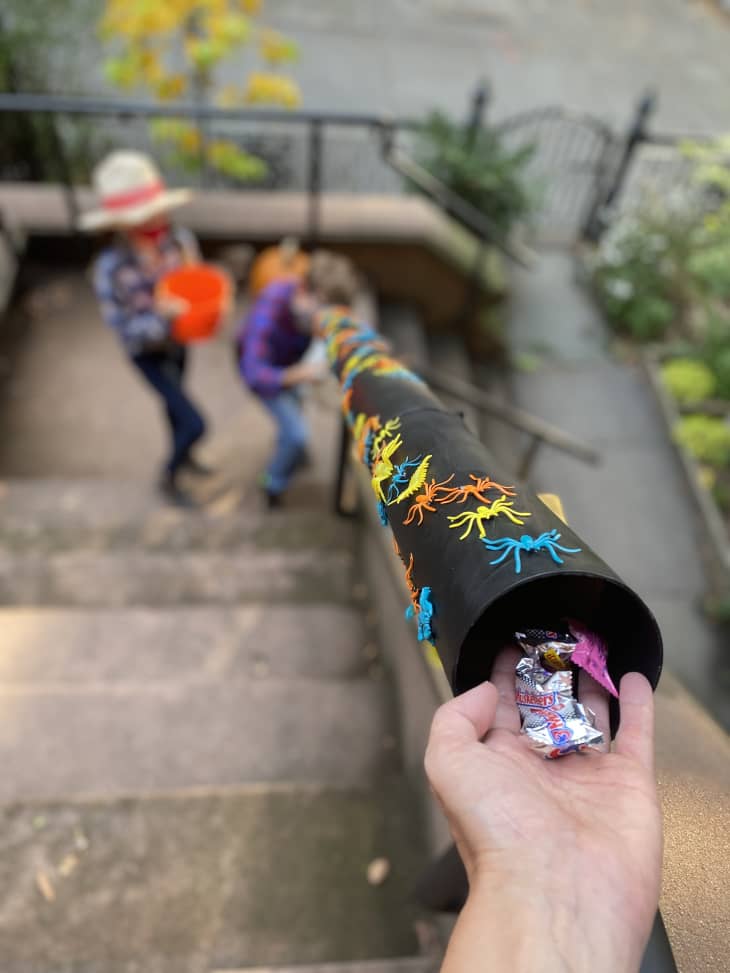 How to Make an Easy Candy Chute for Halloween | Cubby