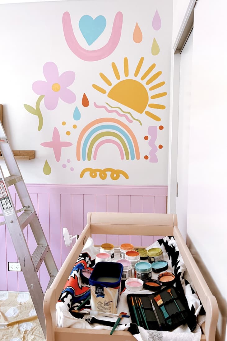 B&A: A Colorful "Sunshine and Rainbows" Kid's Room Makeover - Photos ...