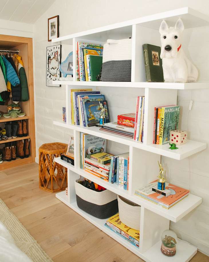 A White with Pops of Color Kids' Bedroom Tour (Photos) | Cubby