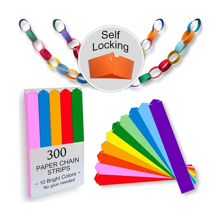 3 Ideas for Holiday Paper Chains | Cubby