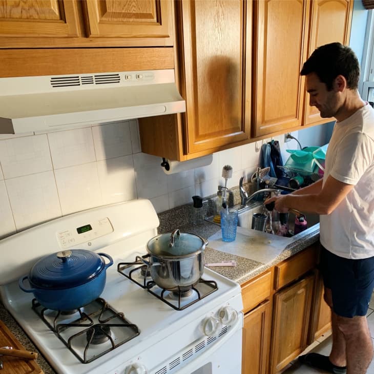 How Our Family of Five Zoned Our 96-Square-Foot Kitchen for Efficiency ...