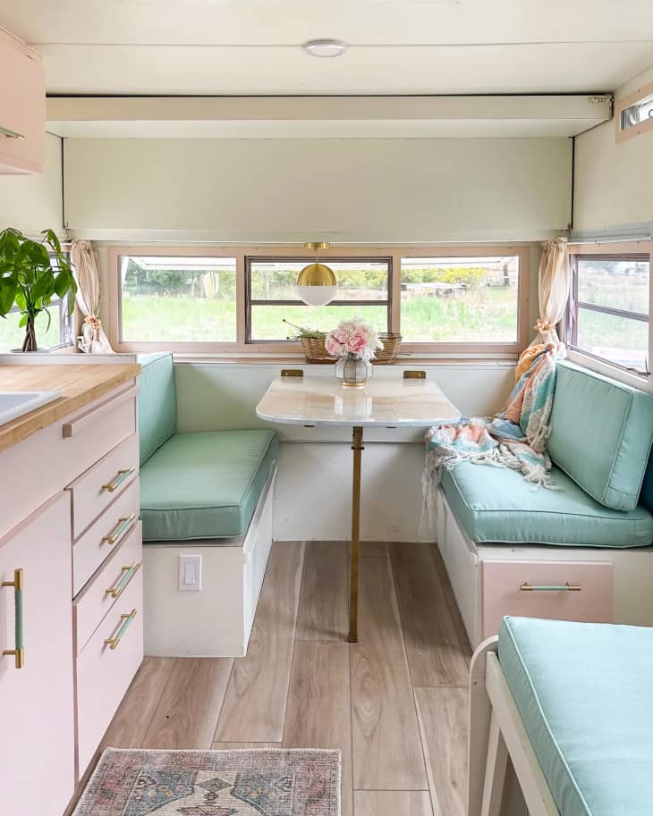 A Vintage 1968 Camper Got a Glam Makeover for $3500 | Apartment Therapy