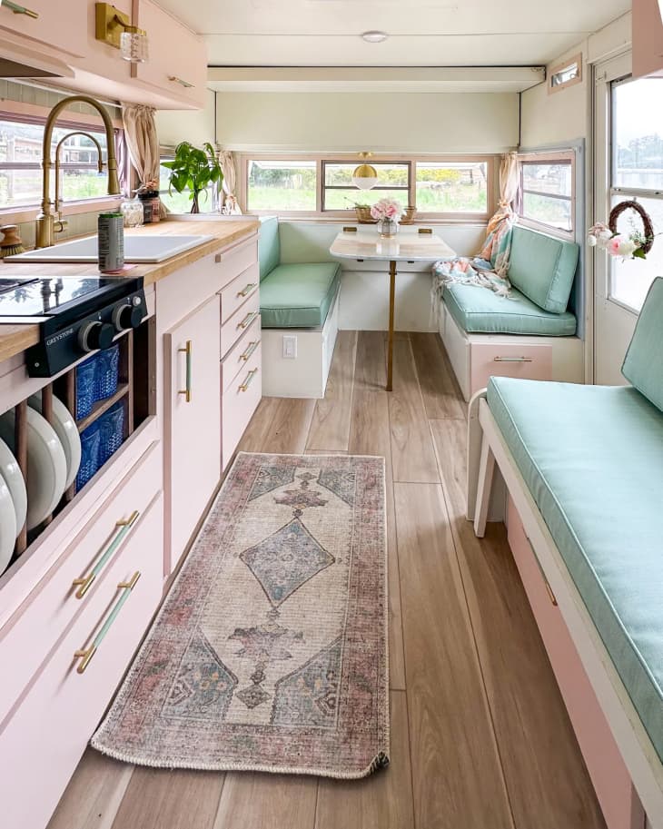 A Vintage 1968 Camper Got a Glam Makeover for $3500 | Apartment Therapy
