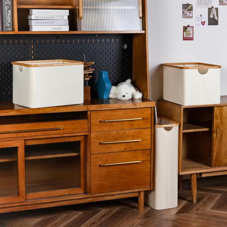 These Stylish Storage Bins Instantly Decluttered My Tiny Apartment ...