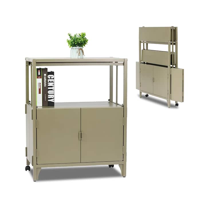 This Collapsible Cabinet Will Help Declutter Any Room | Apartment Therapy