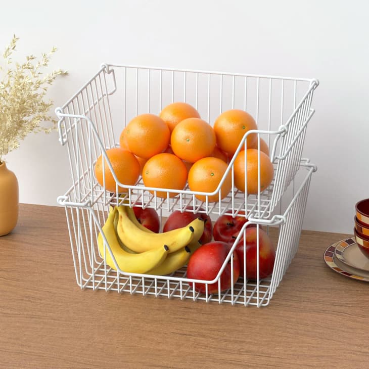 Amazon's Slideep Stacking Baskets Will Transform Every Room | Apartment ...