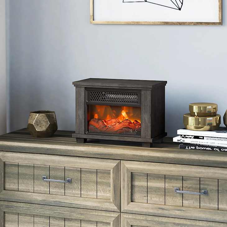 The Duraflame Tabletop Space Heater Is on Sale at QVC! | Apartment Therapy