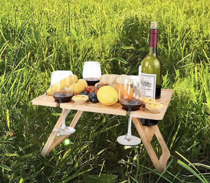 Walmart $21 Foldable Picnic Table Tray Review | The Kitchn