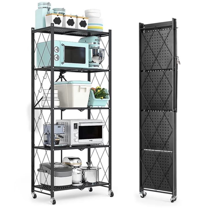COOKCOK 5-Tier Metal Storage Shelving Unit: Walmart Reviews | The Kitchn