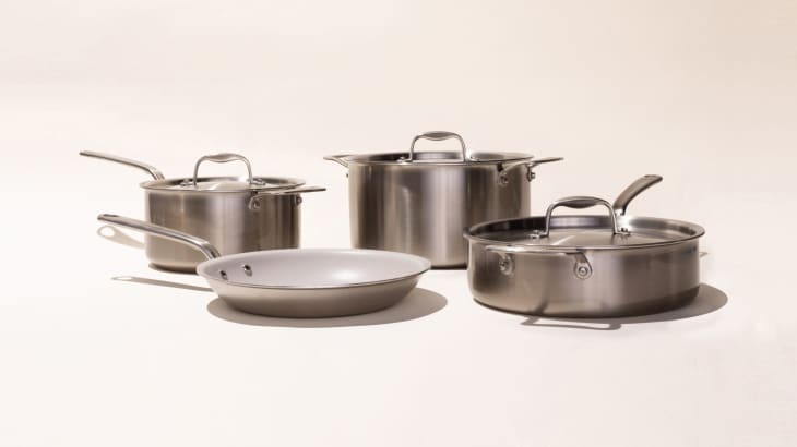 Made In New Nonstick Cookware Colors — Pomme Red and Champagne ...