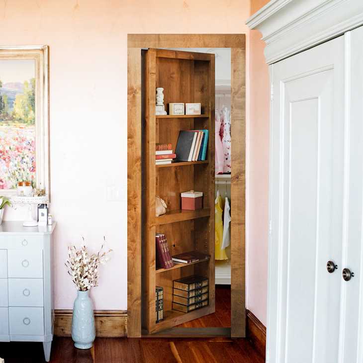 This Home Depot Bookcase Turns Any Doorway into a Secret Passageway Apartment Therapy