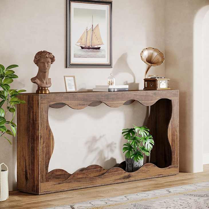 This Amazon Scalloped Console Table Went Viral on TikTok | Apartment ...