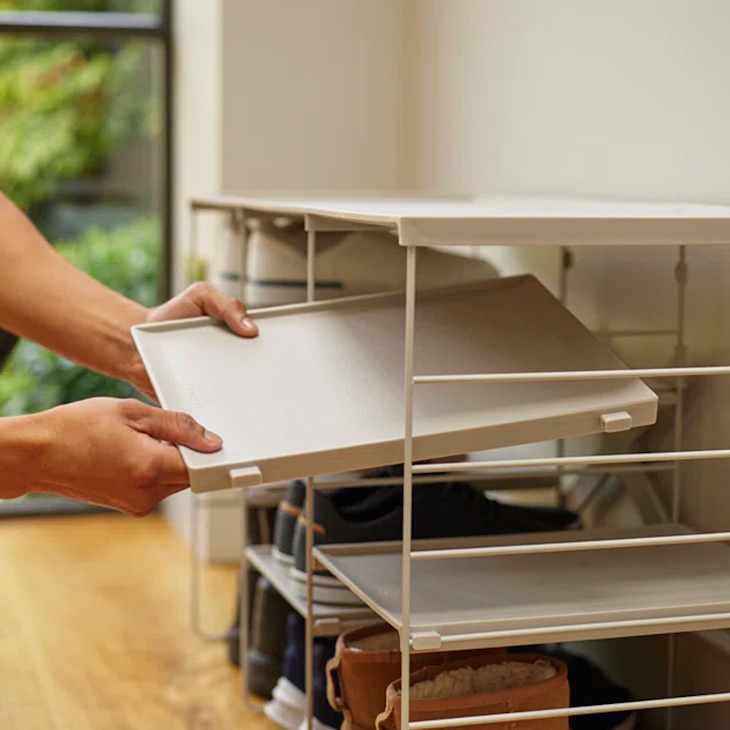 This Adjustable Shoe Rack Has the Smartest Design | Apartment Therapy