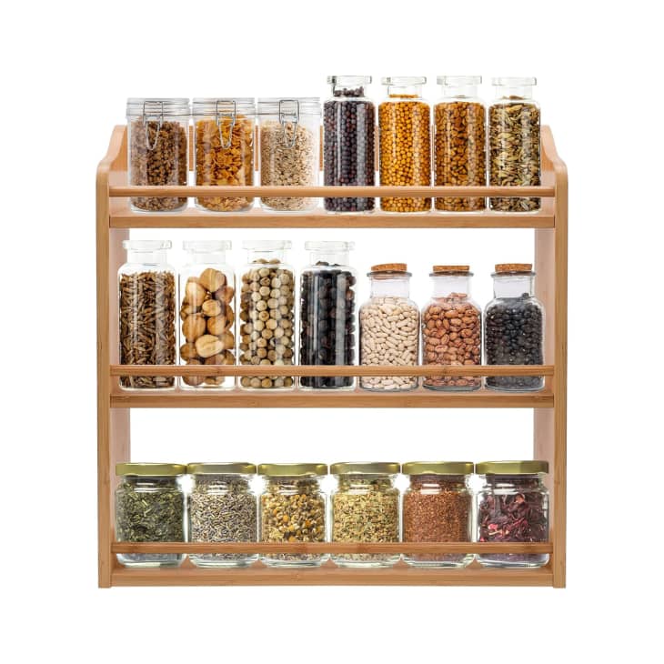 This $28 Bamboo Spice Rack Is a Gorgeous Organization Find | The Kitchn