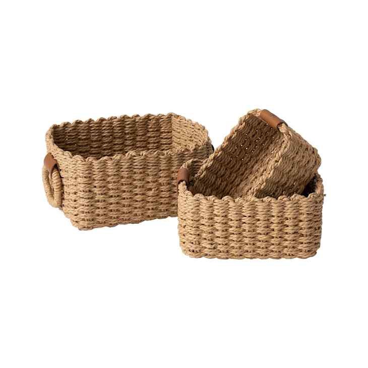 These Amazon Wicker Baskets Decluttered My Kitchen Countertop | The Kitchn