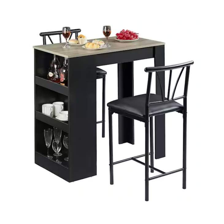 Shop the VECELO Bar Dining Set on Sale at Home Depot | The Kitchn
