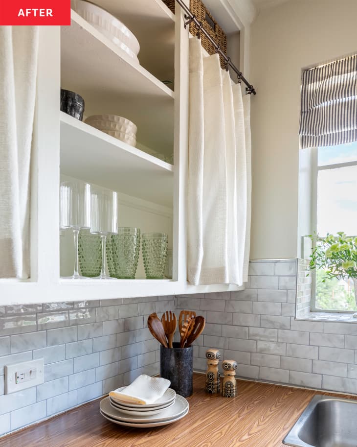 5 Easy, Renter-Friendly DIYs Turned This Kitchen into a Cottagecore ...