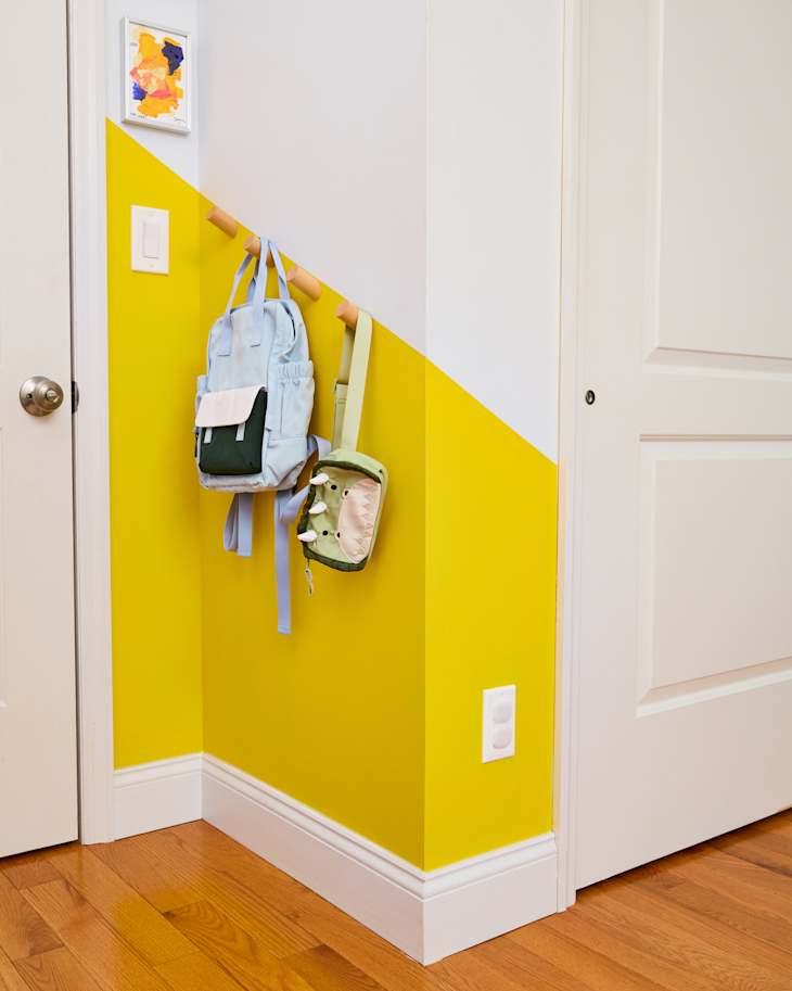 How a Cheerful DIY “Drop Zone” Made This Whole Space Work Smarter | The ...