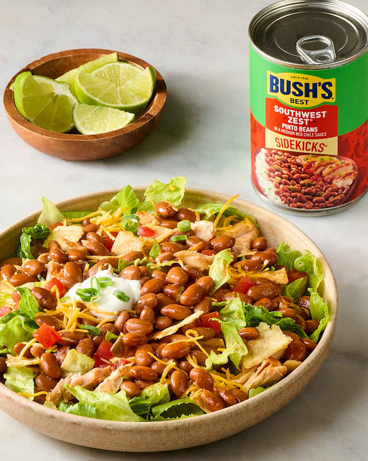 Tuna and Pinto Bean Taco Salad Recipe | The Kitchn