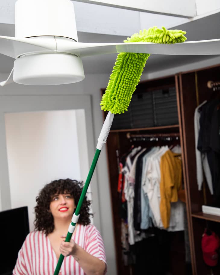 Dust Up High in the Bedroom - Spring Cleaning Cure 2021 | Apartment Therapy