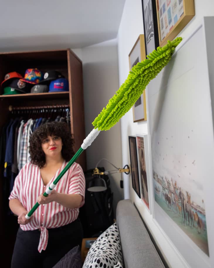 Dust Up High in the Bedroom - Spring Cleaning Cure 2021 | Apartment Therapy