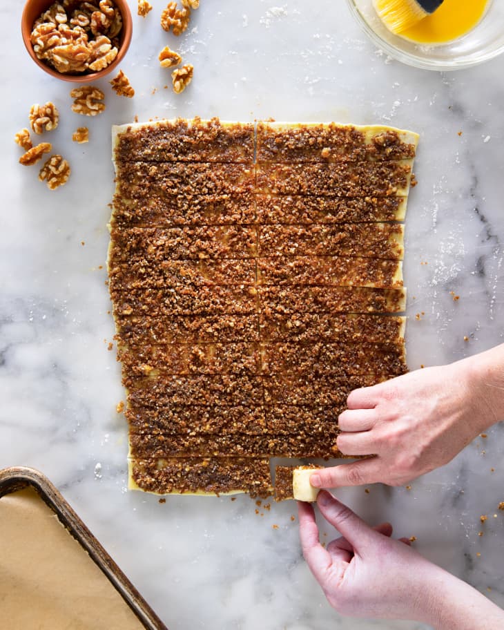 One-Bite Cinnamon Walnut Rolls Recipe | The Kitchn