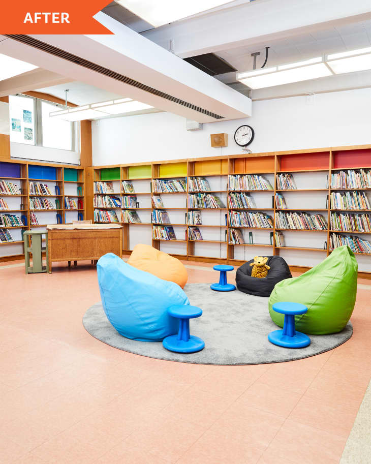 B&A: School Library Paint Makeover | Apartment Therapy