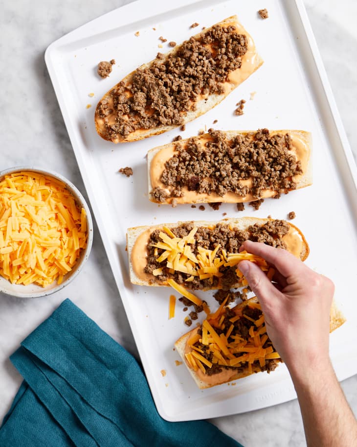 Plant-Based “Cheeseburger” French Bread Pizza Your Family Will Love ...