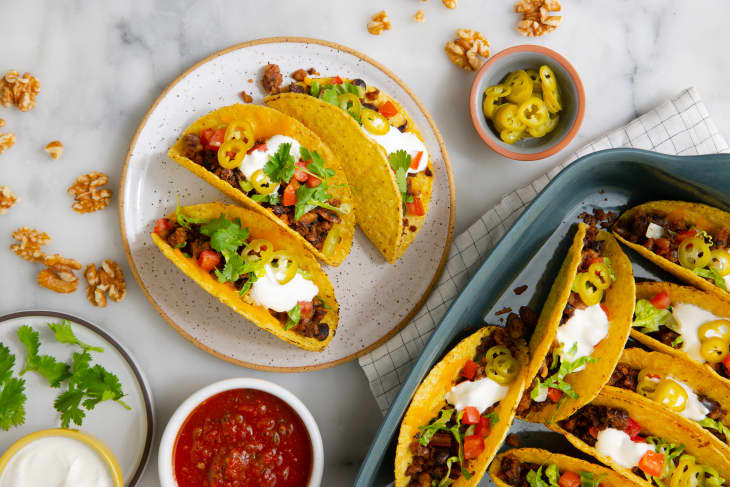 Hard Shell Tacos with Walnut Meat Recipe | The Kitchn