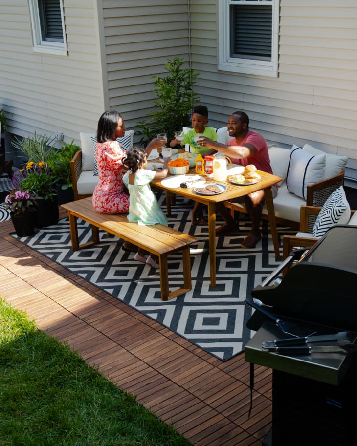 We Helped a Reader Turn Her Underused Backyard into a Patio, and Now ...