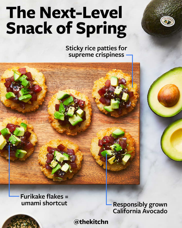 Crispy Rice with California Avocado and Tuna Tartare | The Kitchn