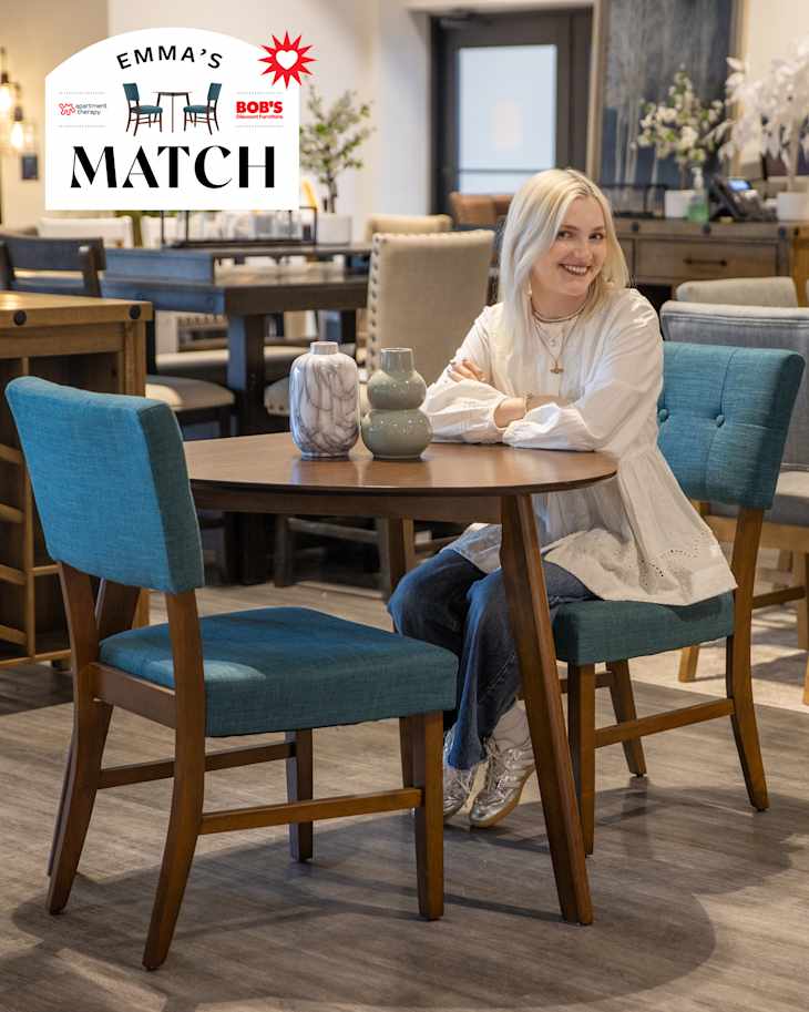 The Perfect Small-Space Dining Set from Bob’s | Apartment Therapy