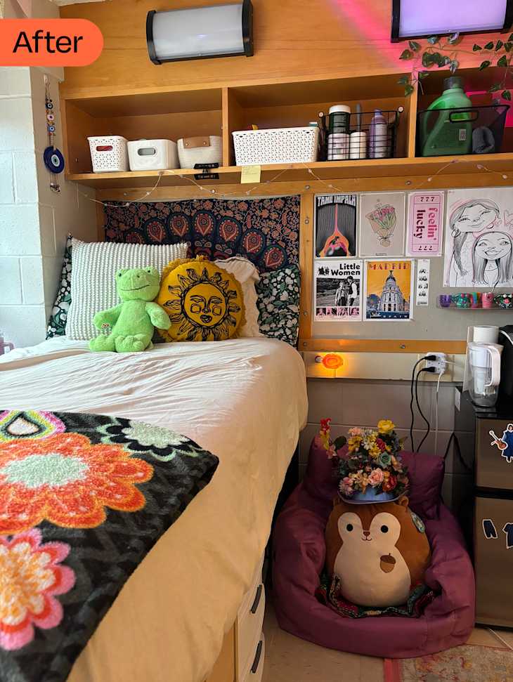 I Asked a Pro Designer How to Rearrange My Messy Dorm Room | Dorm Therapy