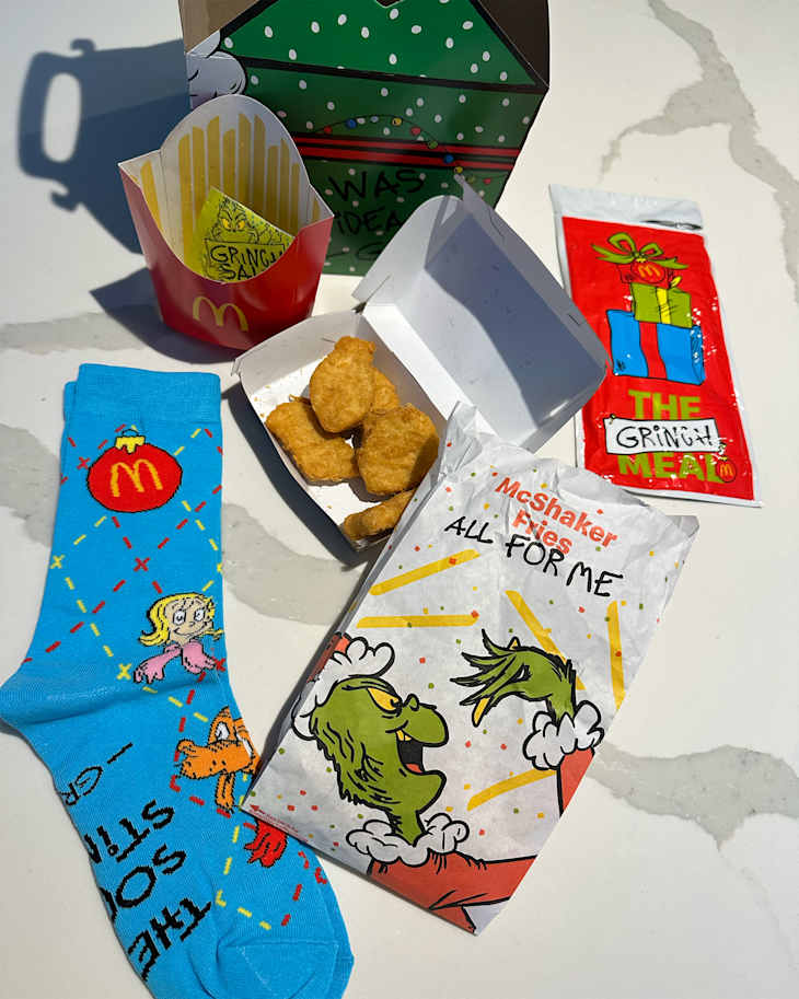 I Tried McDonald's New “Grinch Meal" & Pickle-Flavored Fries | Dorm Therapy