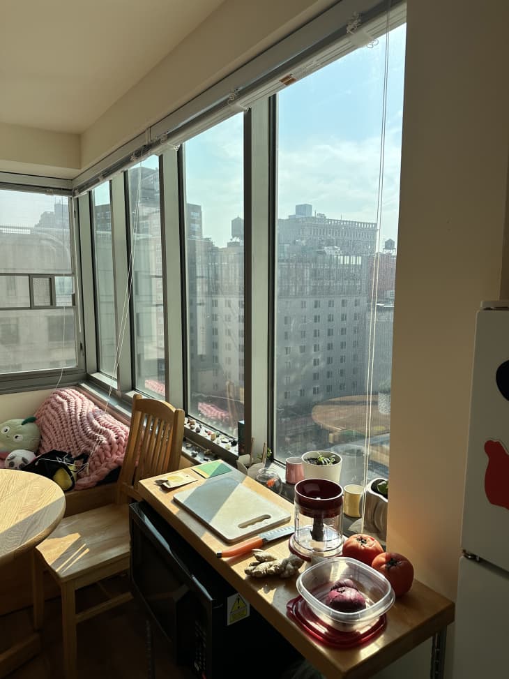 Tour This NYU Senior's Studio Dorm Room with a Full Kitchen | Dorm Therapy